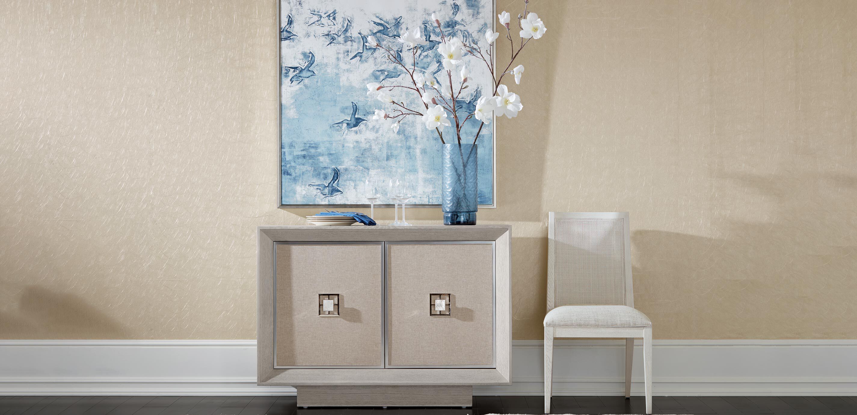 Chelsea Textured Glass Vase - Ethan Allen